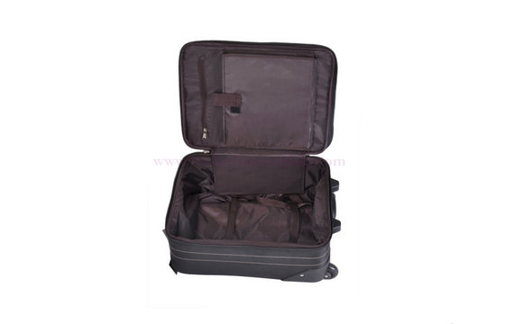 Customized 20 inch cloth travel bags , trolley business luggage suitcase