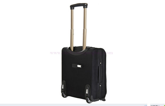 Portable 20 inch roller airplane luggage bags with two PU muted wheels