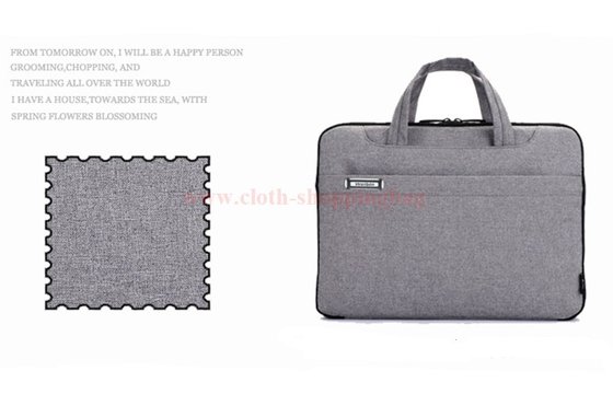 14'' business nylon laptop bag for man with thicken padded compartment