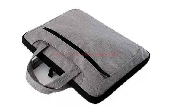 14'' business nylon laptop bag for man with thicken padded compartment