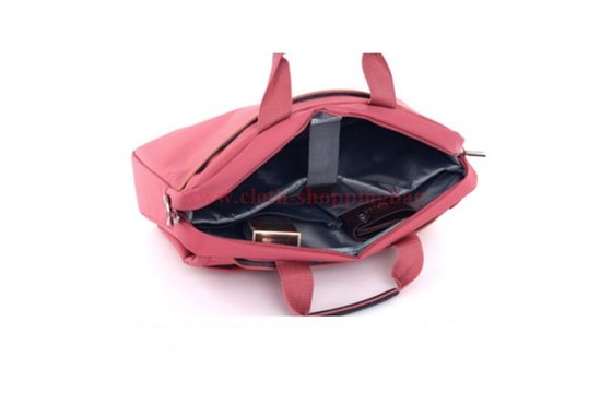 Light weight document nylon laptop bag for white collar , notebook carry case