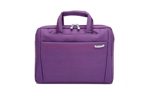 Unfold waterproof nylon laptop bag for girls , custom computer briefcase