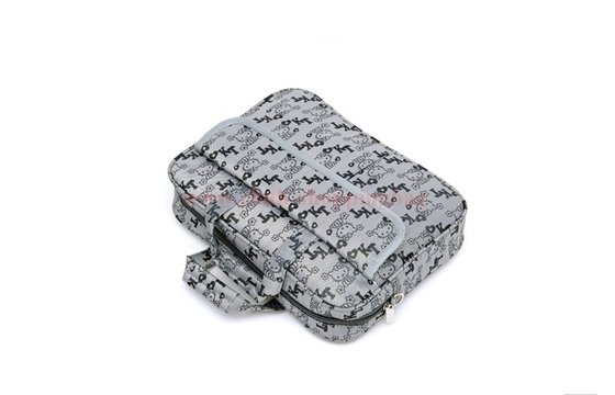 Promotional cute cat pattern nylon laptop bag with adjustable straps