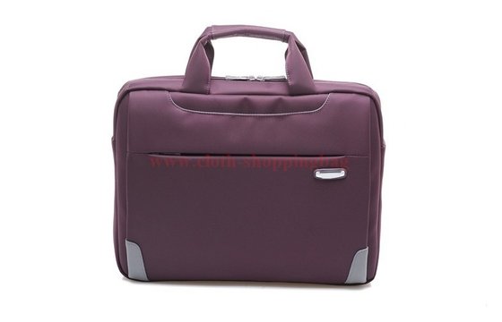 Lightweight red 15 inch nylon laptop computer tote bag customized