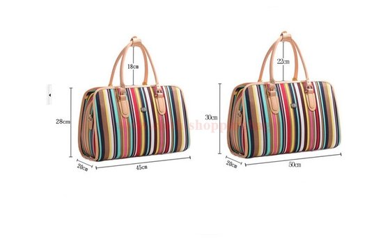Durable Oxford fabric Cloth Travel bags with Logo / flower printing