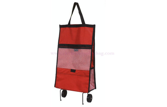 Humanized single shoulder foldable trolley shopping bag Eco - friendly