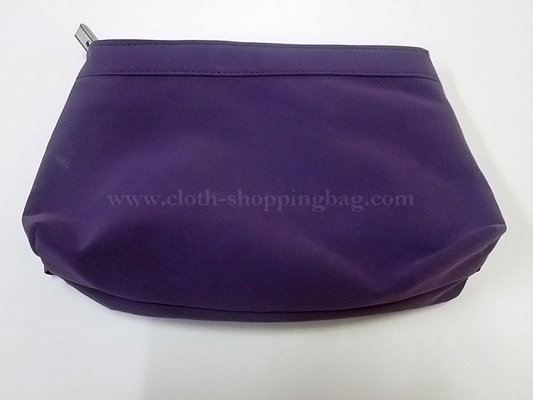 Purple skirt pattern travel cosmetic bag , eco friendly cosmetic pouch