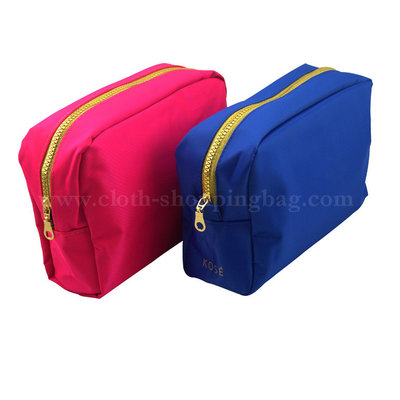 Blue rectangle travel cosmetic makeup bag for Counter souvenirs promotion