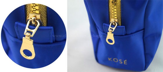 Blue rectangle travel cosmetic makeup bag for Counter souvenirs promotion