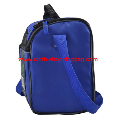 Customized blue durable lunch tote bag drinks carrier for outdoors