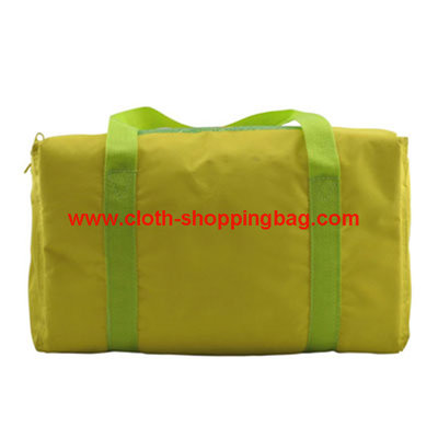 Durable yellow travel cooler bag insulated lunch box for commercial promotion