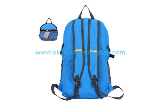 Water resistant blue rock climbing bag for students kids