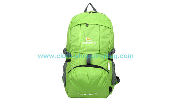 Beautiful design Orange foldabe mountain climbing bags for students