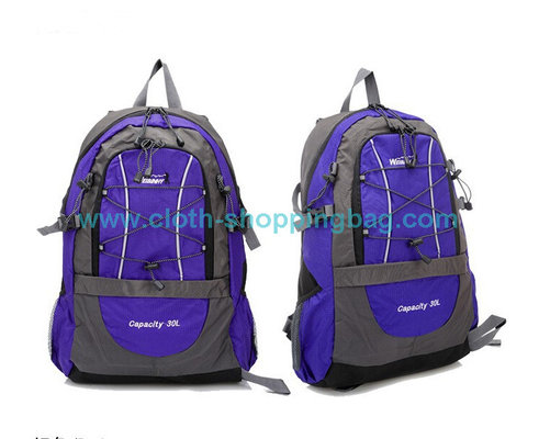 Purple Wear - resistant middle size mountain climbing bags