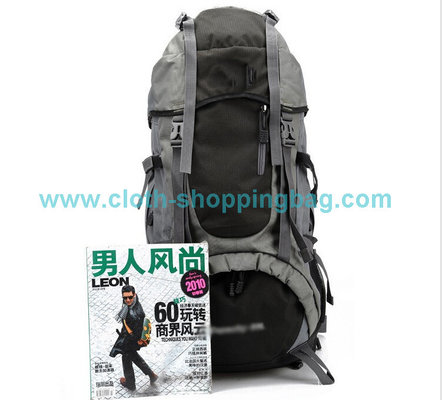 Customized durable 50L 1680D polyester fabric mountain climbing bags
