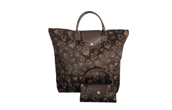 Fashionable recycle foldable oxford shopping tote bags for exhibition promotion