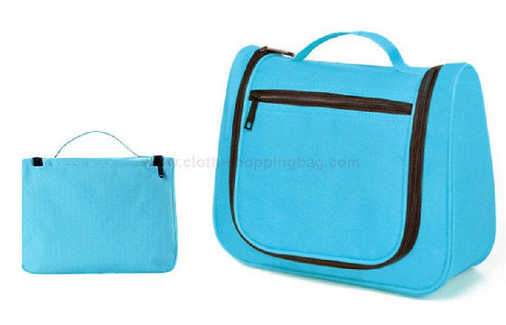 Multi function Sky Blue travel storage hanging bag 600D oxford fabric
