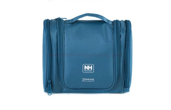 Blue durable travel storage bag shaving kit for businessmen