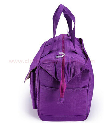 Large women Nylon shoulder travel Bag with long and adjustable strap