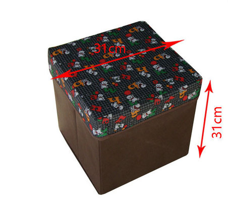 Middle size square hexagon foldable oxford fabric storage box bag easy for carrying