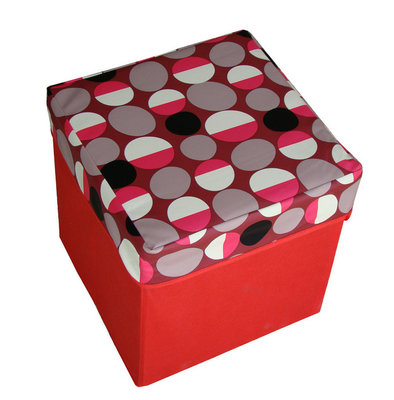 Square octagonal home storage box bag functional chair big size