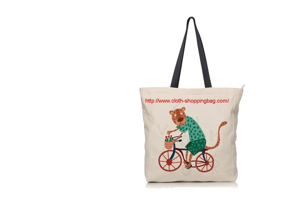 ODM Logo- printed durable lightweight cloth shopping bag for daily shopping