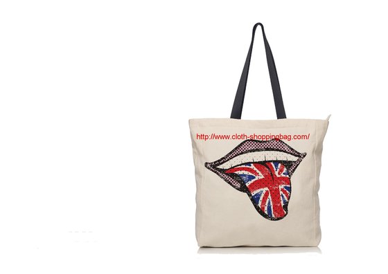 Attractive portable reusable  Eco-friendly canvas tote bag for exhibition and shopping