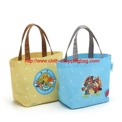 Processing  various 600D oxford monster pattern cloth shopping bag for Halloween