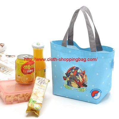 Processing  various 600D oxford monster pattern cloth shopping bag for Halloween