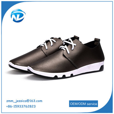 Good Quality Cheap Price Lace-up PU Shoes Soft Casual Shoes For Men supplier