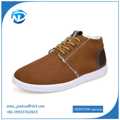 Lace-up Suede Shoes PVC Outsole Winter Shoes For Men Good Quality Factory Price Men Shoes supplier