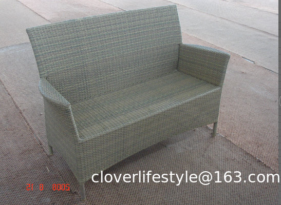 Wicker Lounge Sofa with Aluminum Frame, Customized Sizes and Designs Welcomed  By Clover Lifestyle