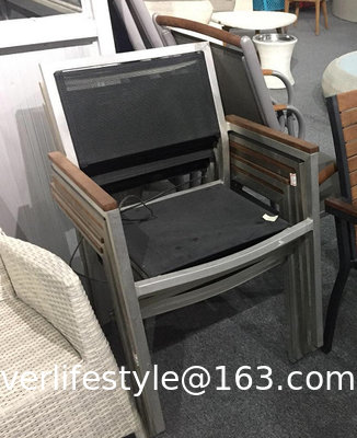 Textilene Chair with Aluminum Frame by Clover Lifestyle