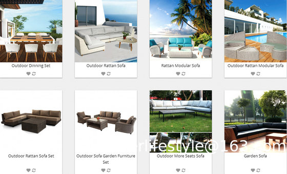 Skiatos Side Table outdoor table for Hotel, Garden and Beach by Clover Lifestyle