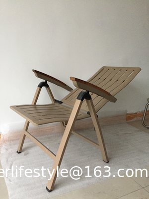Folding chair with powder coating aluminum frame + Textilene by Clover Lifestyle