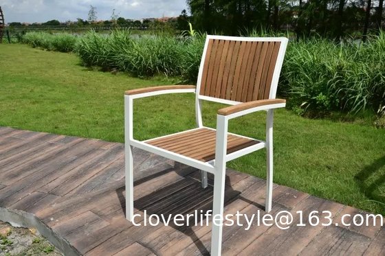 Teak wood Aluminum Dining Chair  for Hotel, Garden and Beach by Clover Lifestyle China Outdoor Furniture