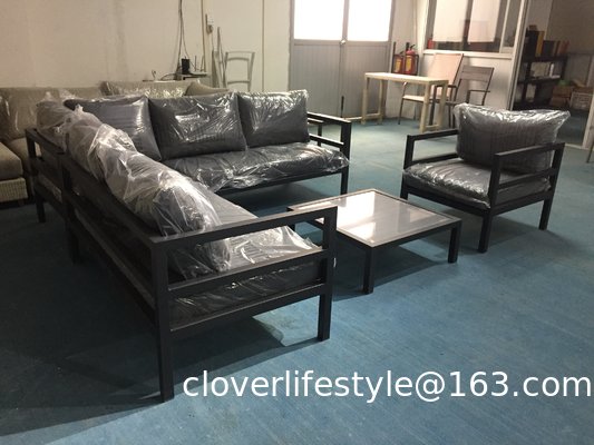 All aluminum sofa set with powder coating for Hotel, Garden and Beach by Clover Lifestyle China Outdoor Furniture