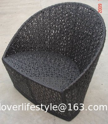 Wicker Lounger chair with powder coating for Hotel, Garden and Beach by Clover Lifestyle China Outdoor Furniture
