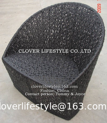 Wicker end table with powder coating for Hotel, Garden and Beach by Clover Lifestyle China Outdoor Furniture