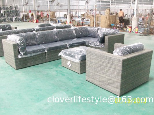 Hot sales flat wcker sofa set for Hotel, Garden and Beach by Clover Lifestyle China Outdoor Furniture