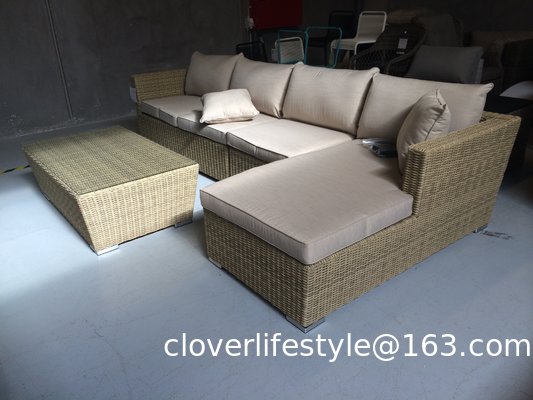 Hot sales flat wcker sofa set for Hotel, Garden and Beach by Clover Lifestyle China Outdoor Furniture