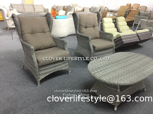 Round rattan coffee table for Hotel, Garden and Beach by Clover Lifestyle China Outdoor Furniture