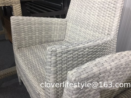 Flat wicker dining chair  for Home. Hotel, Garden and Beach by Clover Lifestyle Outdoor Furniture Dining Set