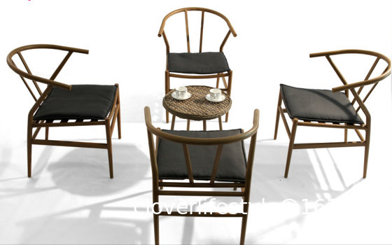 Aluminum wicker cafe table Chinese style  for Home. Hotel, Garden and Beach by Clover Lifestyle Outdoor Furniture