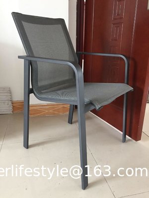 Textilene Chair with Aluminum frame for Home. Hotel, Garden and Beach by Clover Lifestyle Outdoor Furniture Sofa Set