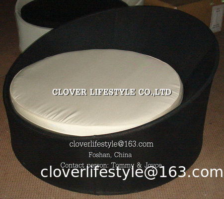 Wicker or Textilene Sunbed  for Home. Hotel, Garden and Beach by Clover Lifestyle Outdoor Furniture