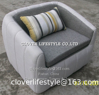 1-3 seater fabric sofa with aluminum frame  for Home. Hotel, Garden and Beach by Clover Lifestyle Outdoor Furniture