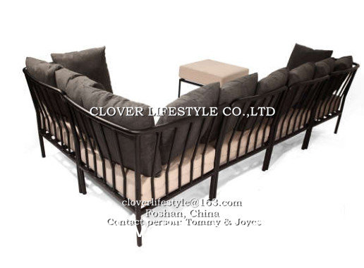 Leisure aluminum sofa powder coating for Home,  Hotel, Garden and Beach by Clover Lifestyle Outdoor Furniture China