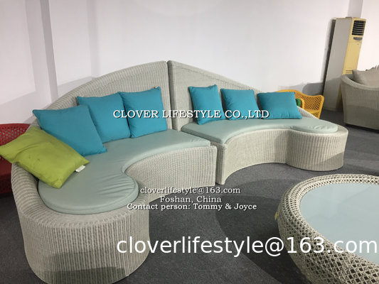 Leisure Rehau sofa lounger for Las Vegas Hotel, Garden and Beach by Clover Lifestyle Outdoor Furniture China