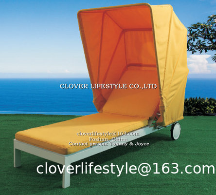 CK0240L All aluminum SUN BED for Hotel, Garden and Beach by Clover Lifestyle Outdoor Furniture China